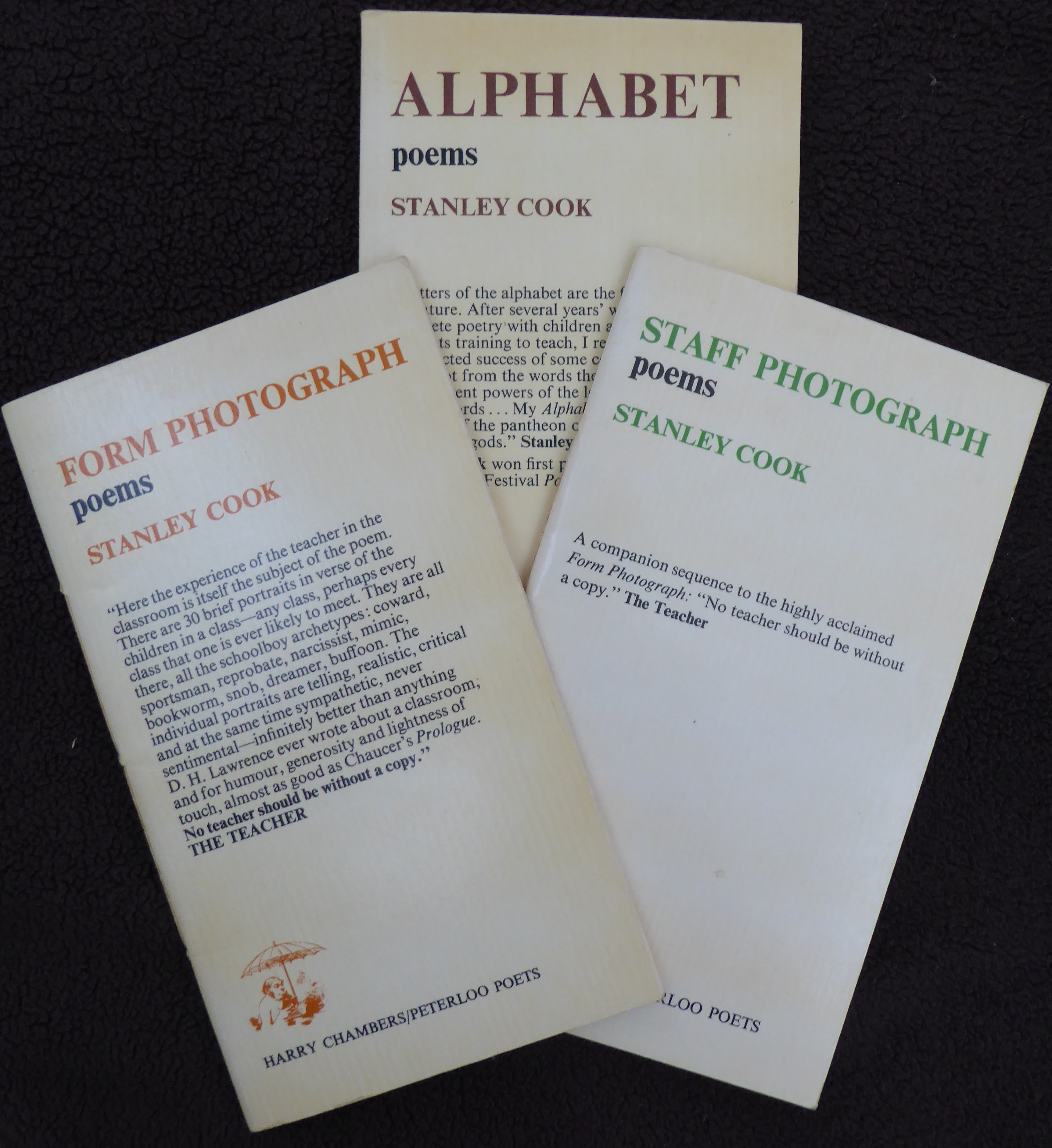 Stanley Cook – Teaching Poems | gravyfromthegazebo